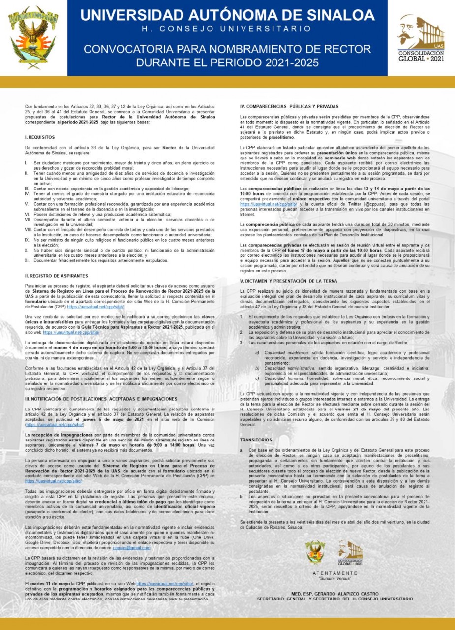 UNIVERSIDAD AUTÓNOMA DE SINALOA