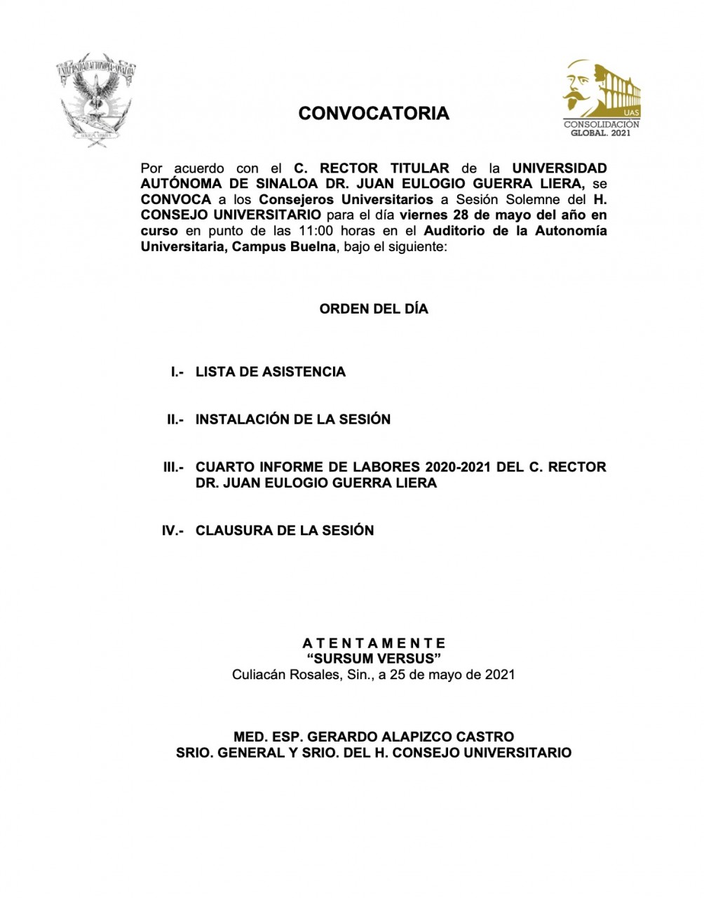 UNIVERSIDAD AUTÓNOMA DE SINALOA