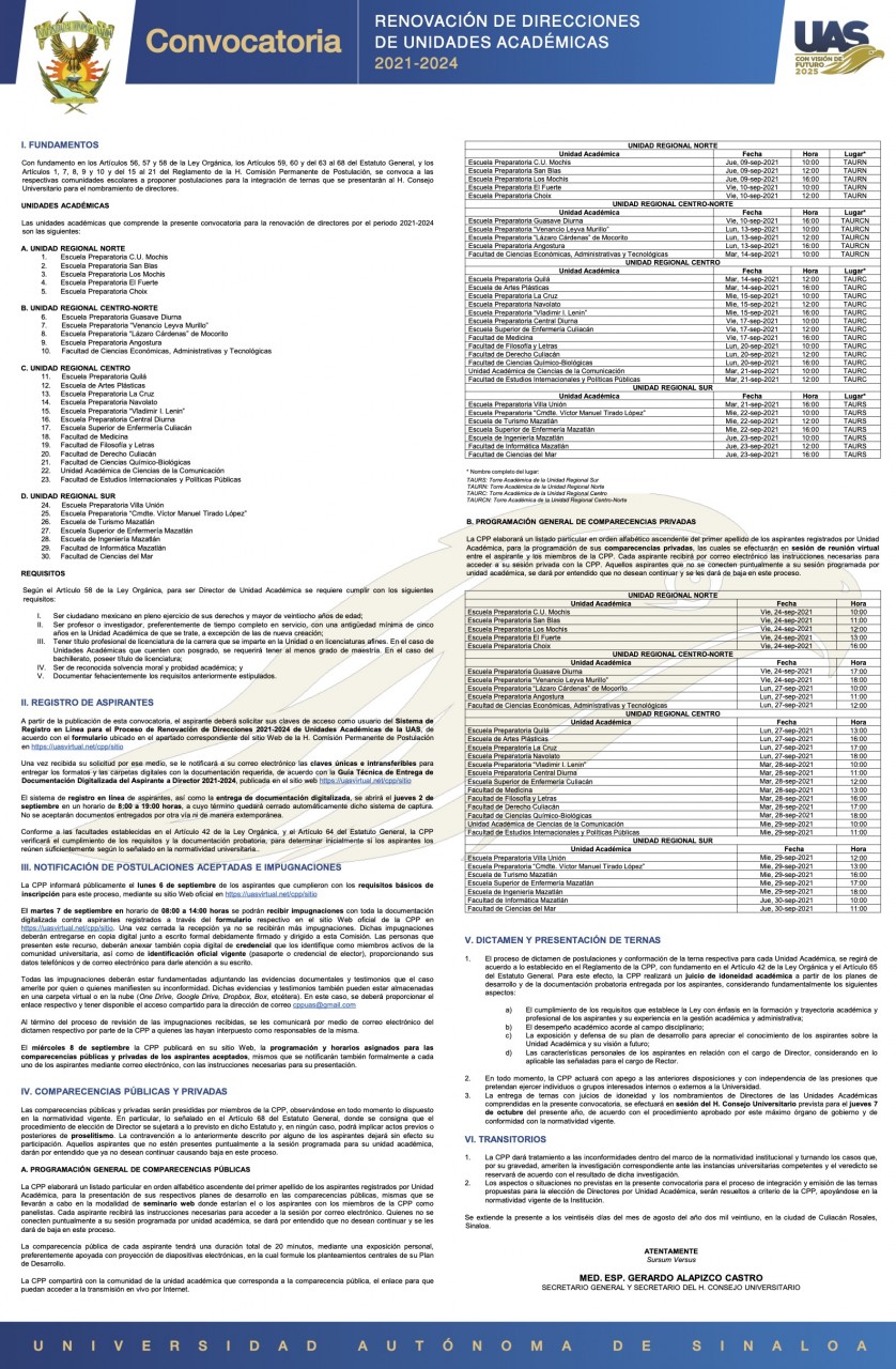 UNIVERSIDAD AUTÓNOMA DE SINALOA