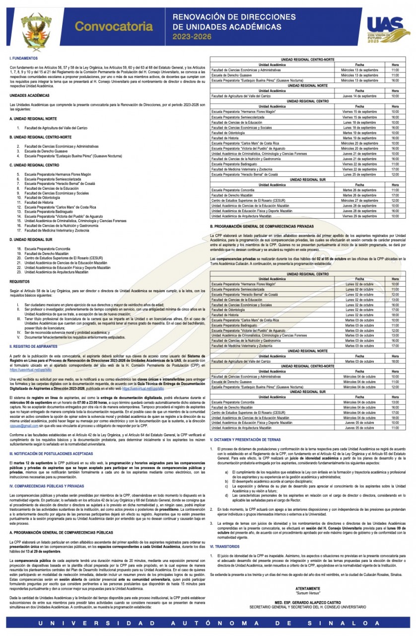 UNIVERSIDAD AUTÓNOMA DE SINALOA