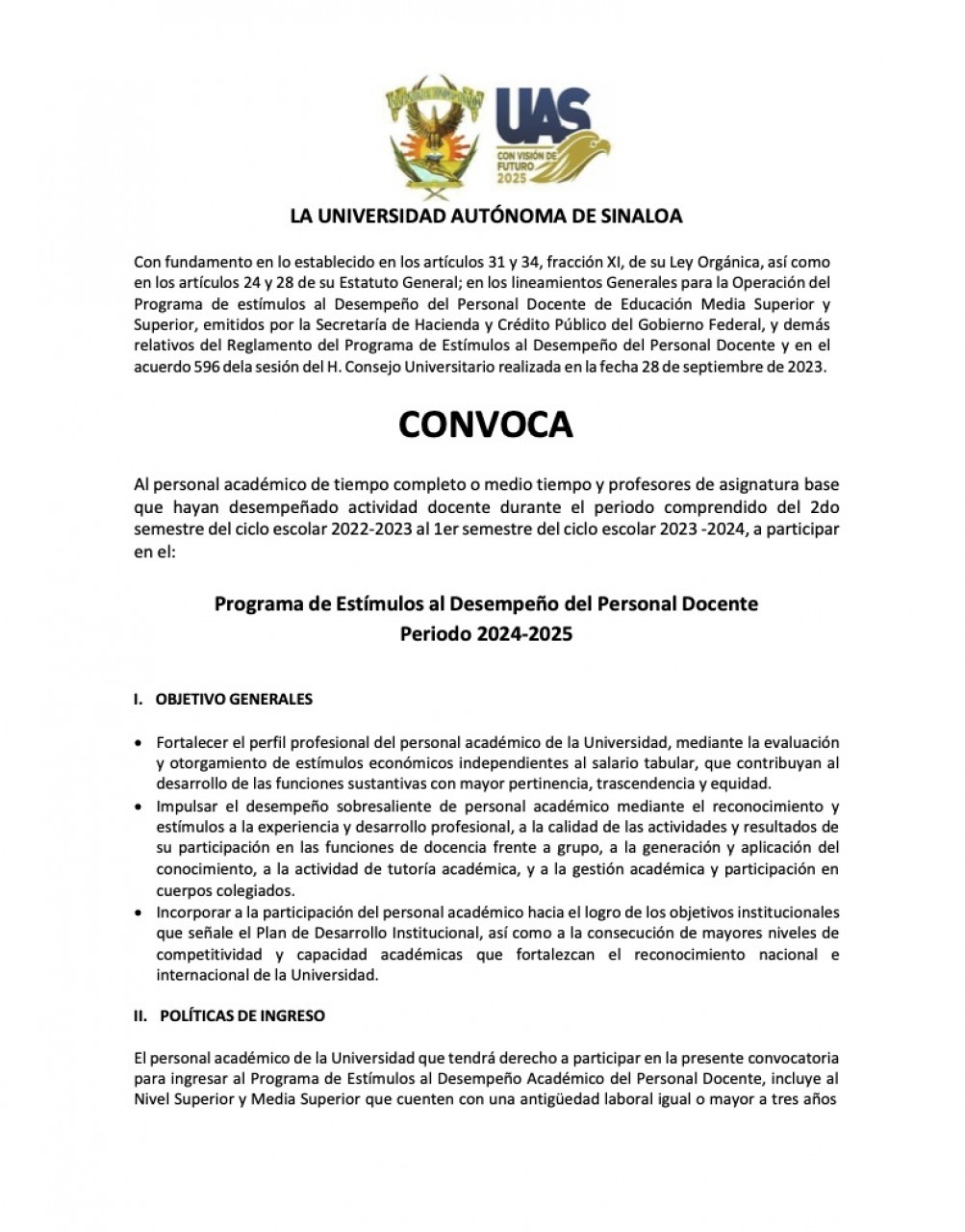 UNIVERSIDAD AUTÓNOMA DE SINALOA